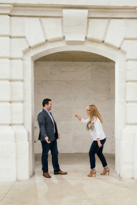 Kayla & Mike – Engagement: The Russell, Detroit, MI – Blend Photography